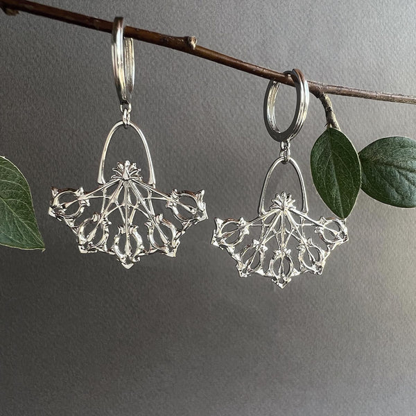 Daphne Earrings Silver – Astor & Orion